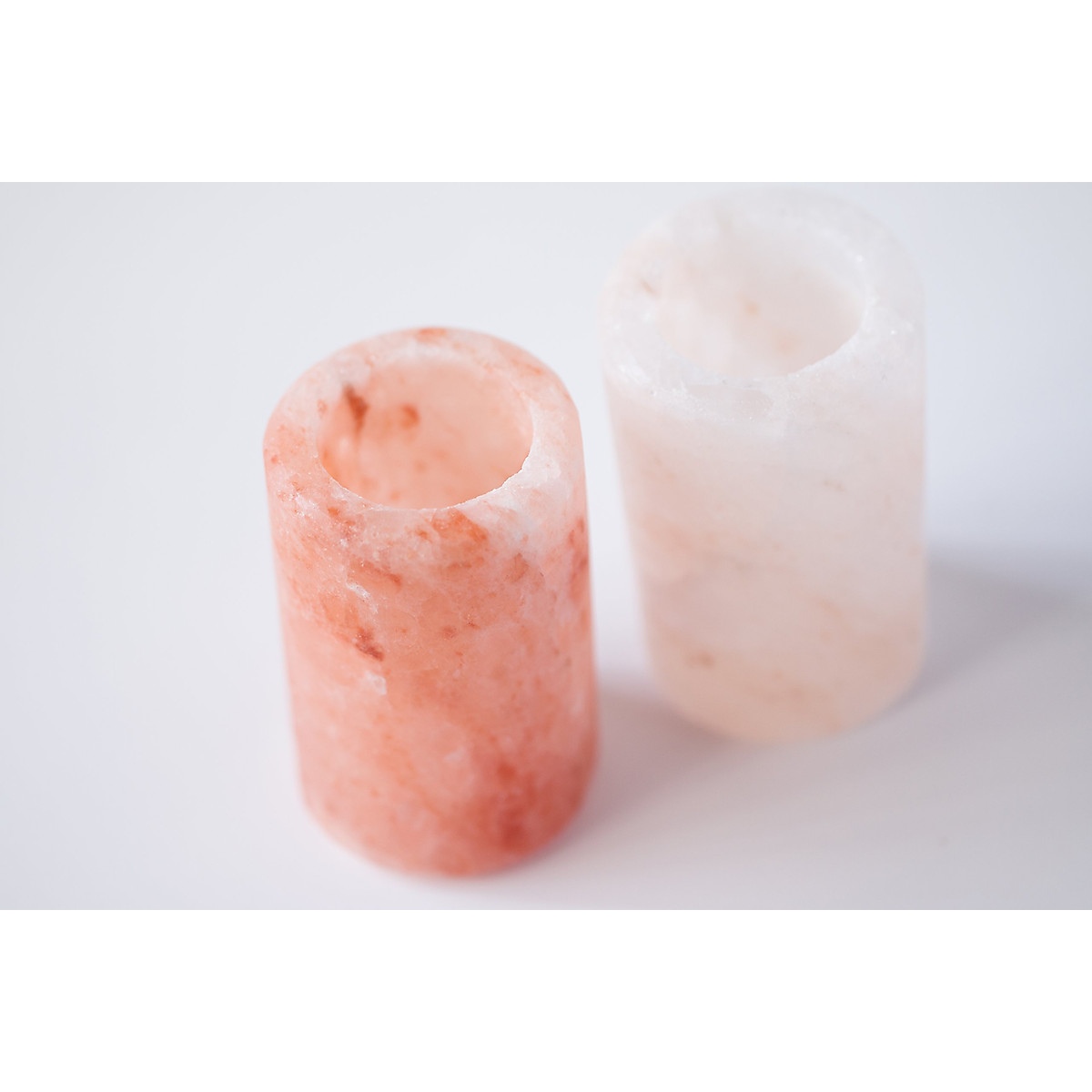 Himalayan Salt Shot Glasses - Pure Food Grade Himalayan Pink Salt - No Fillers or Binders - Handcrafted All Natural Tequila Salt Shot Glasses Set by Cestari (2 pack)