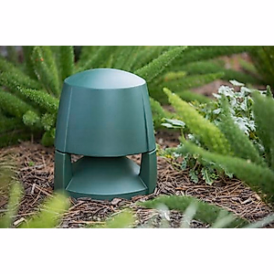 JBL Professional Control 88M Wired, Two-Way Coaxial, Mushroom Style Outdoor, Landscape, Architectural, Waterproof Speaker, 8-Inch, 360 Degree Sound. Sold Individually. Green
