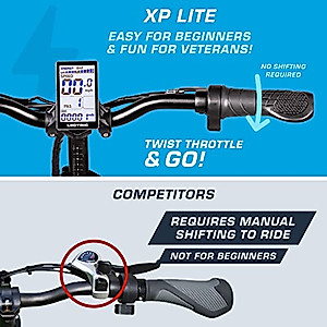 LECTRIC XP™ Lite Electric Bike | Adult Folding Bikes - Weighs Only 46lbs | 40+ Mile Range w/ 5 Pedal-Assist Levels | 20mph Top Speed - Class 1 and 2 eBike
