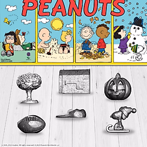 Monopoly Peanuts Board Game, Play as Snoopy on Sled, Baseball Cap, Kite Eating Tree & More, Officially Licensed and Collectible Monopoly Game Based On The Famous Comic Strip Peanuts