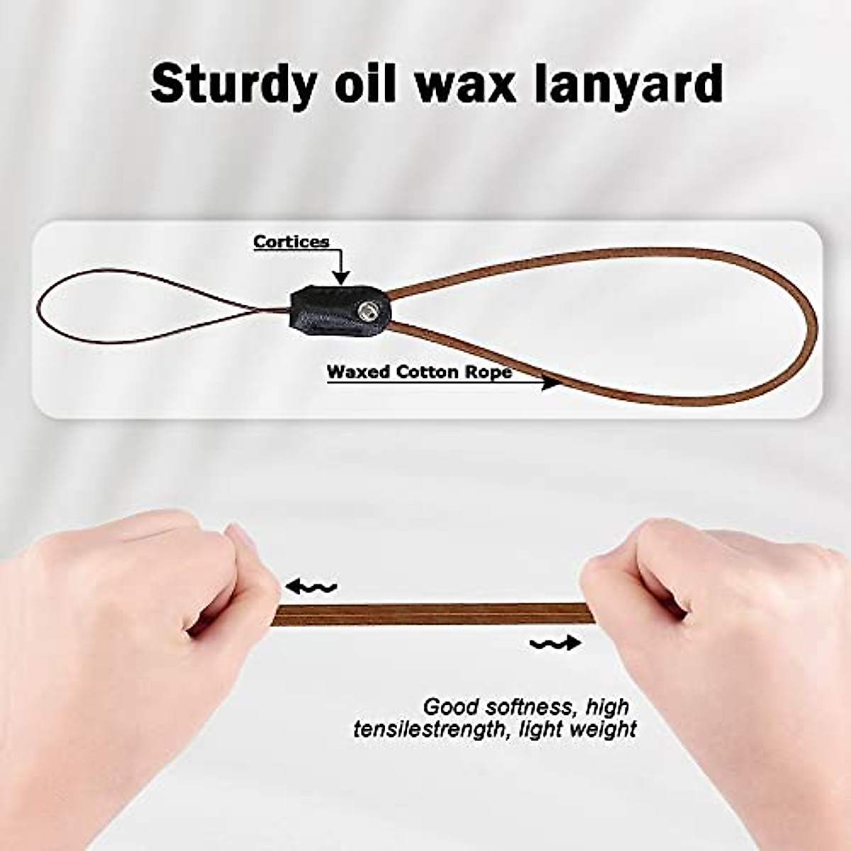 Neepanda 2Pack Lanyard Compatible with AirPods Pro 2, 1 Adjustable Neck Strap, 1 Hand Wrist Strap, New Earbuds Lanyard Compatible for Apple AirPods Pro (2nd Generation) Charging Case