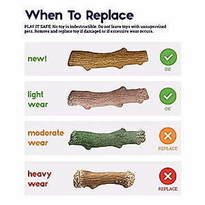 Petstages Dog Chew Toys – Safe and Long Lasting Chewable Sticks - Tough Alternative Chewing Sticks for Dogs