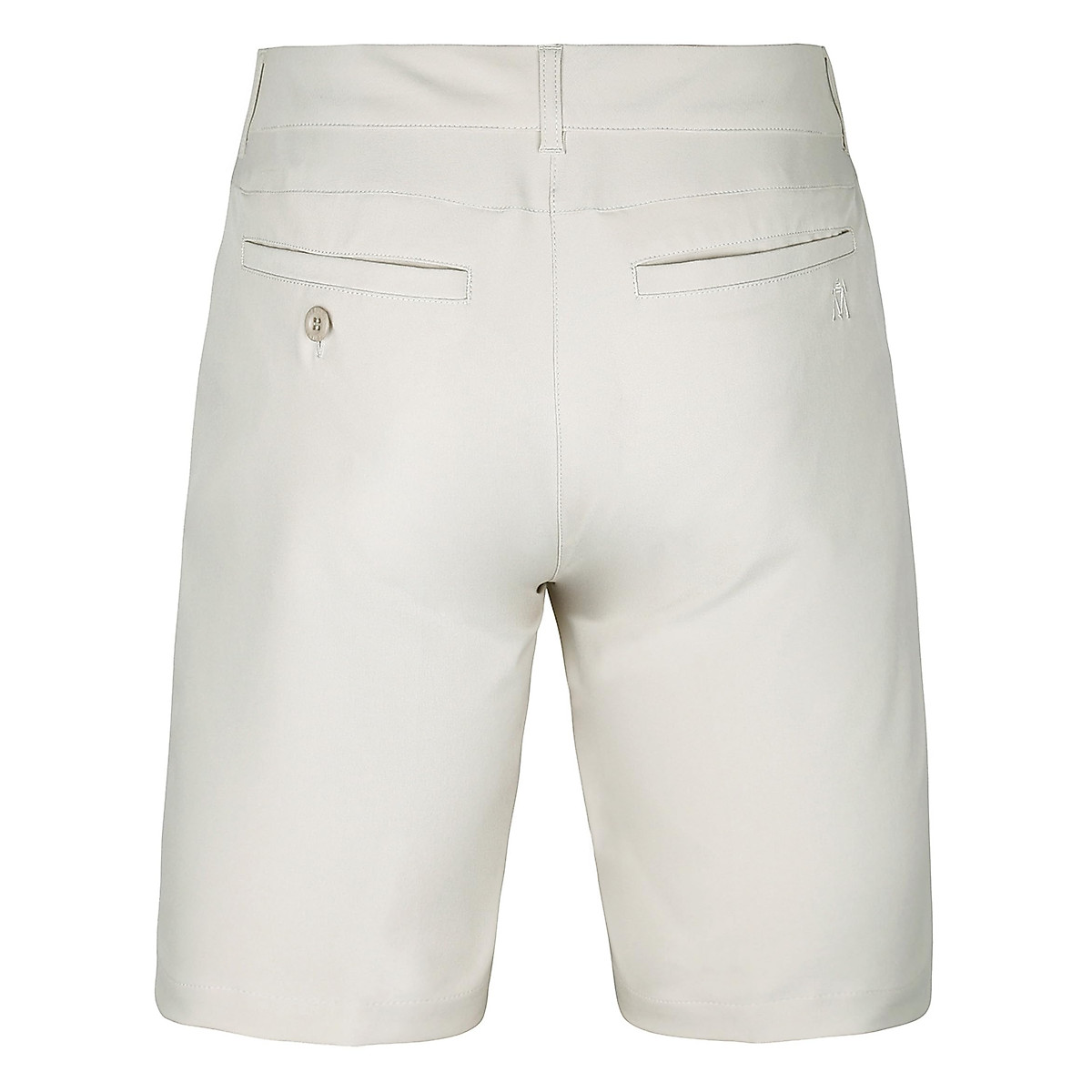 Women's Golf Shorts Relaxed Fit Stretch Bermuda Shorts Knee Length Tech Twill Ladies Golf Shorts Size 6 Beige