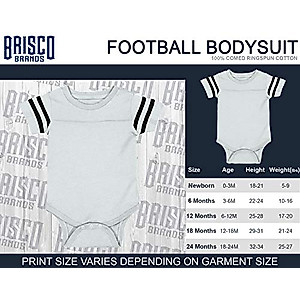 Brisco Brands Mega Man Retro 1990s Anime Cartoon Football Romper Boy Girl