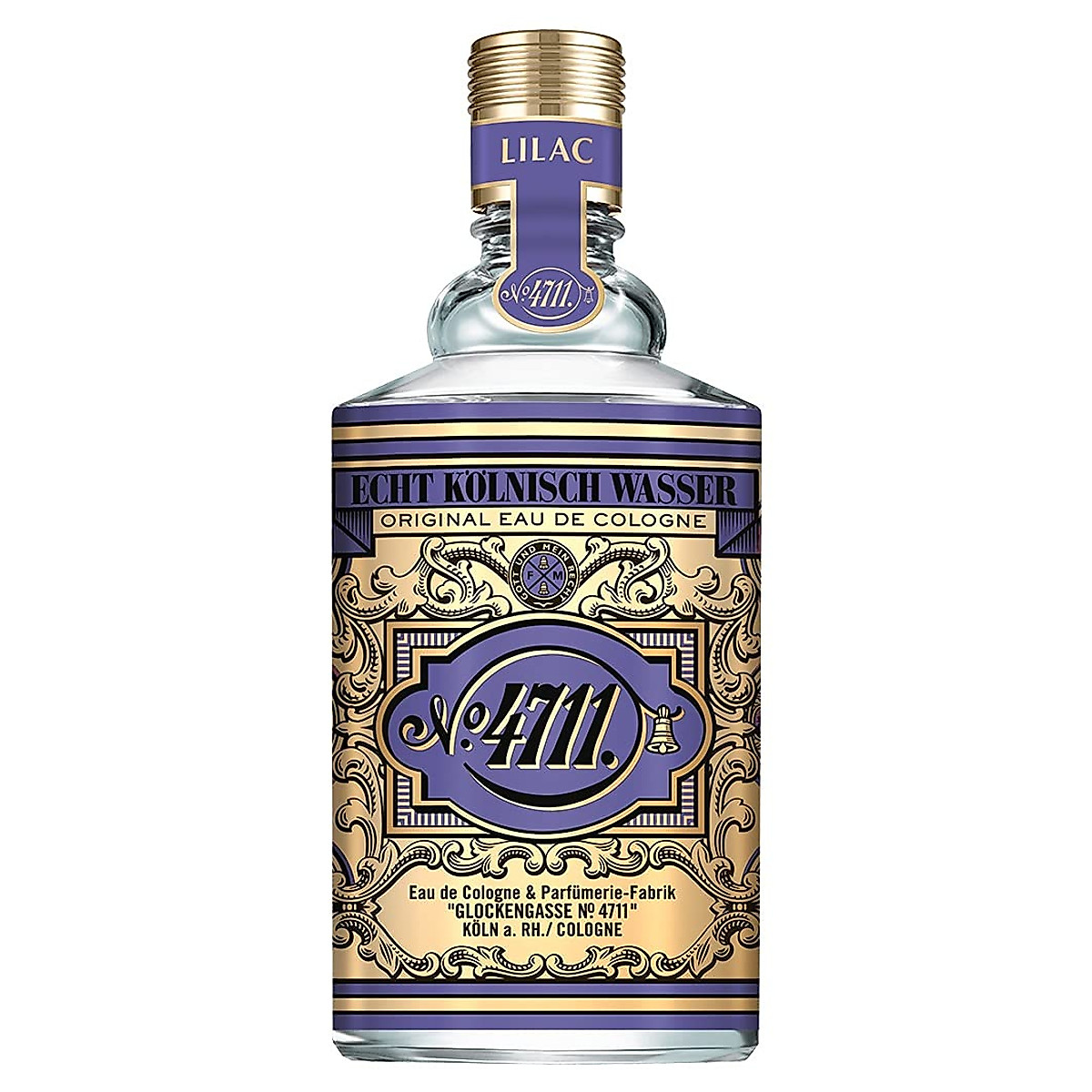 4711 Floral Collection Lilac for Unisex Eau de Cologne Spray, 3.4 Ounce