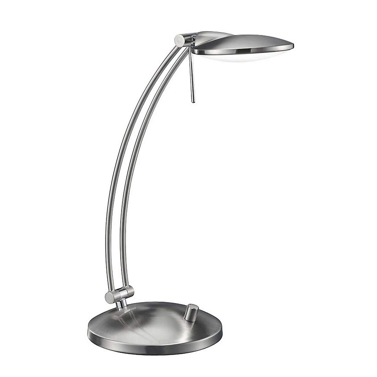 Arnsberg 525810107 Dessau LED Desk Lamp in Nickel-Matte
