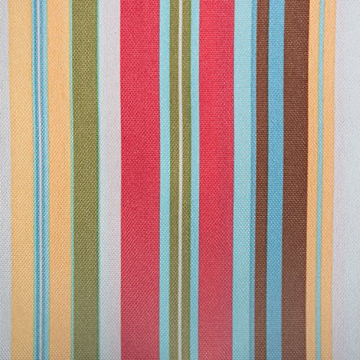 DII Indoor/Outdoor Tabletop Collection Multi-use, Machine Washable, Striped, Tablecloth, 60x84, Summer Print