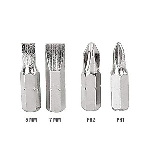 OEMTOOLS 25541 Cut and Drive Multi Tool, Drop Point Knife, Screwdriver, Bit Set, Ruler, and Bottle Opener, EDC, Contractor, HVAC Tool, Green and Black