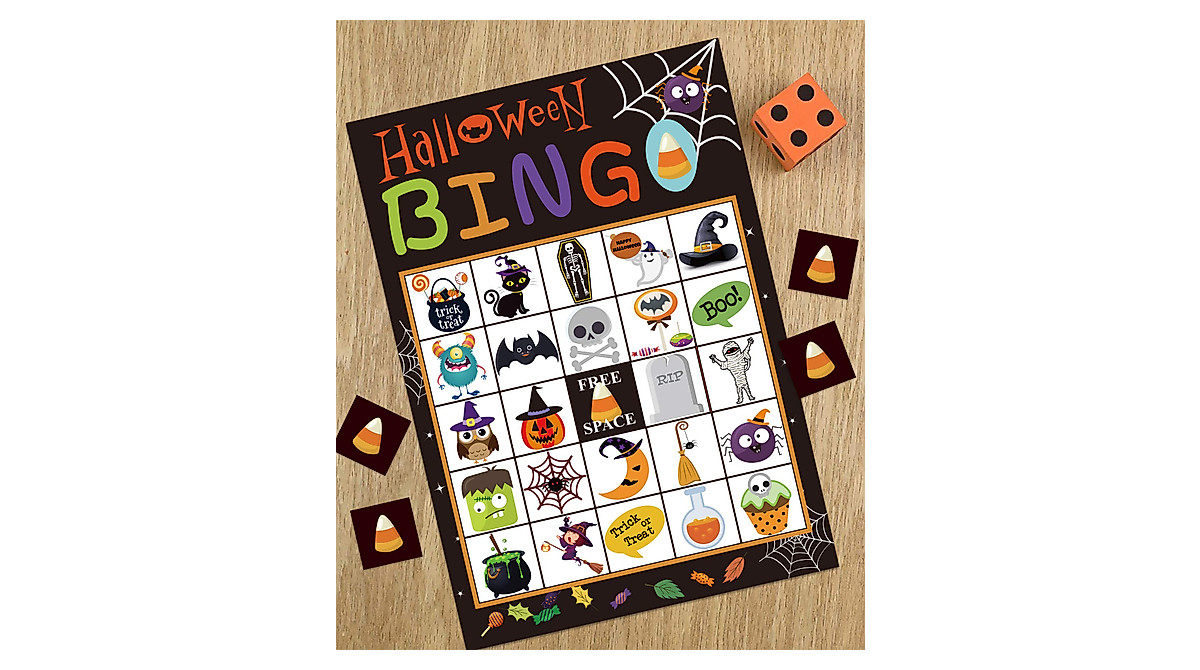 Halloween Bingo for Kids | Fun Halloween Party Game Pack