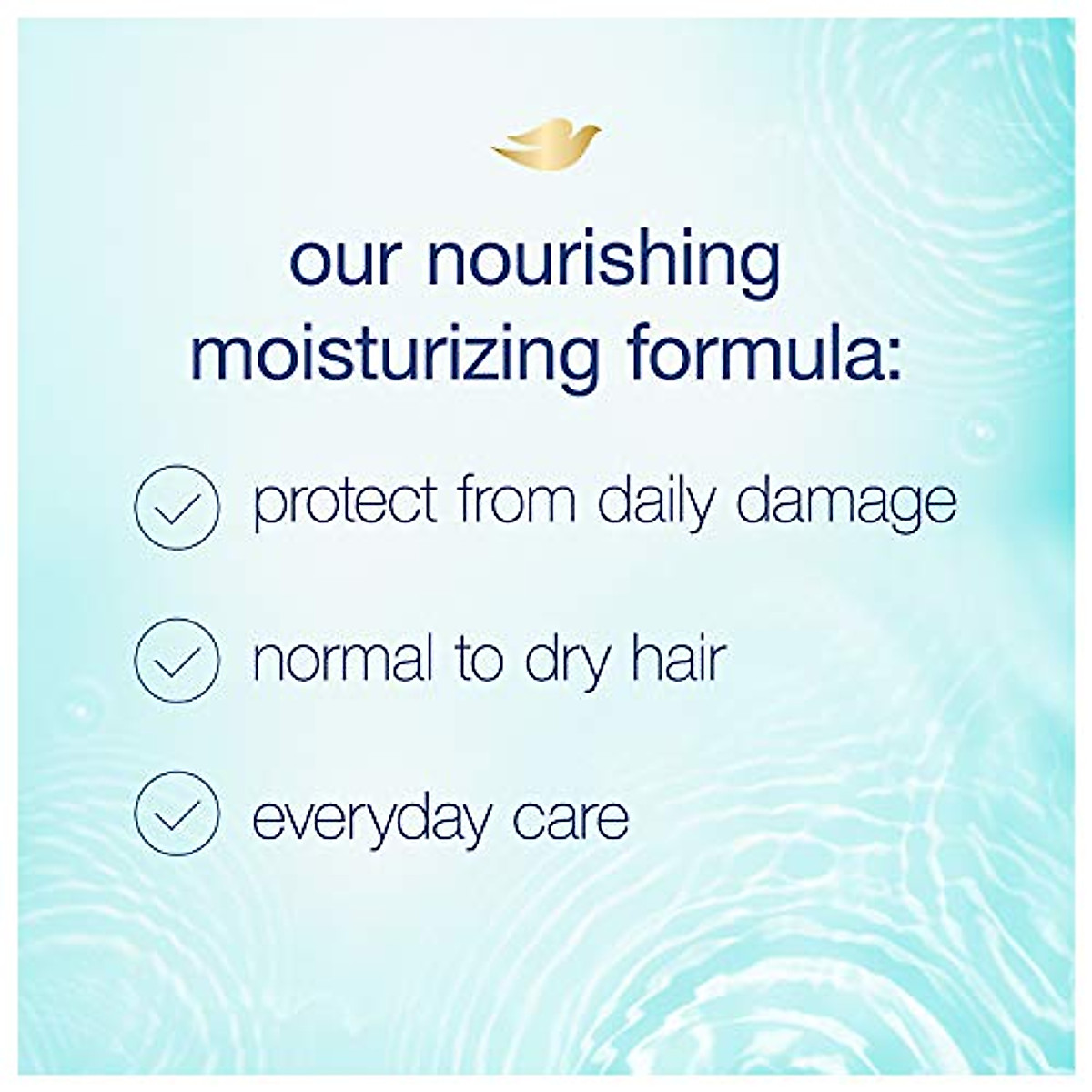 Dove Nutritive Solutions Moisturizing Shampoo for Normal to Dry Hair Daily Moisture Formulated with Pro-Moisture Complex for Manageable and Silky Hair, 12 Oz, Pack of 2