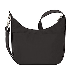 Travelon Anti-Theft Essentials East/West Hobo Bag, Black, One Size