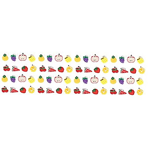 STAHAD 100 Pcs Children's Ring Bulk Toys for Kids Bulk Kids Toys Bulk Stocking Stuffers for Kids Glow in The Dark Party Supplies LED Fruit Jelly Rings Pinata Filler Kids Accessory Pinata