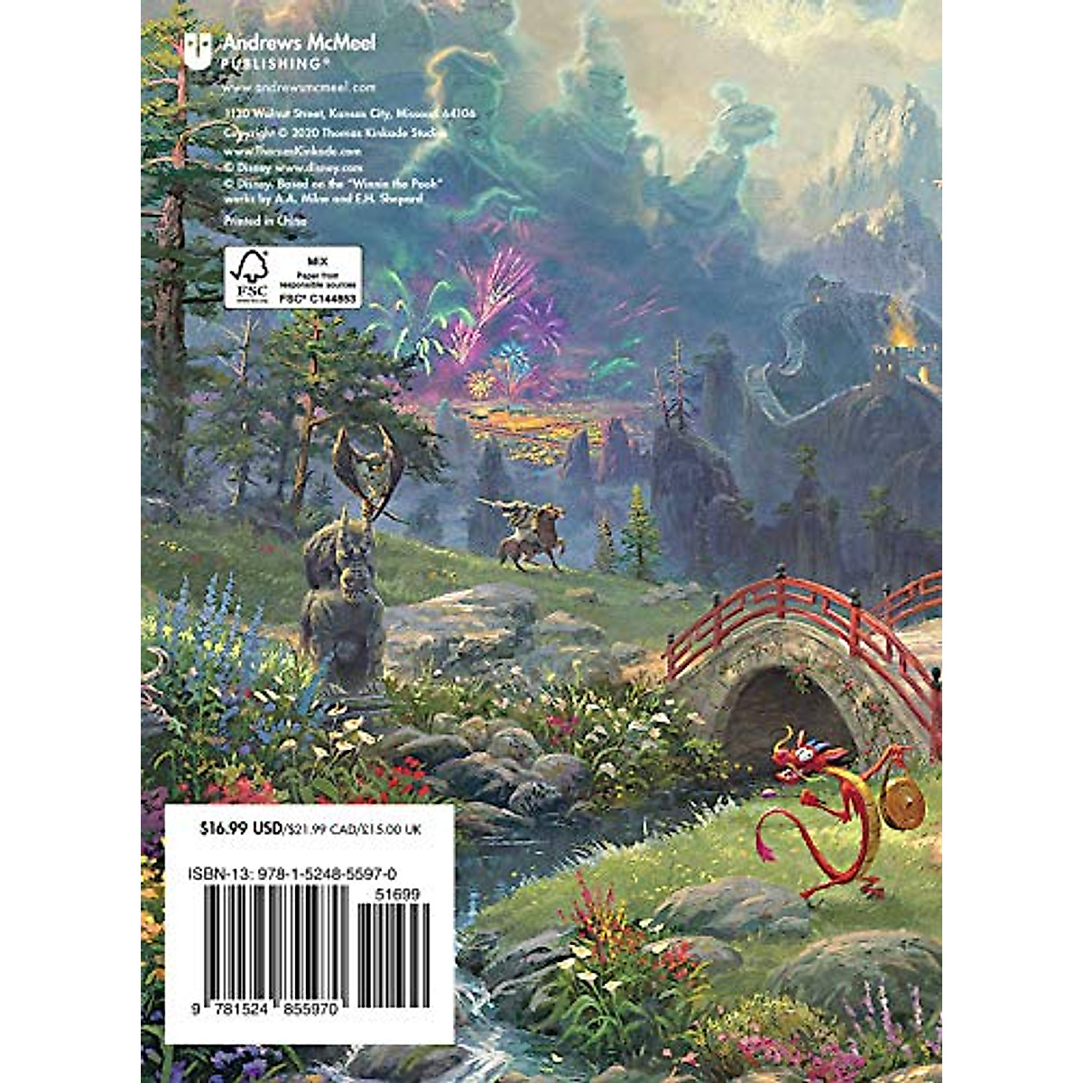 Disney Dreams Collection by Thomas Kinkade Studios: 2021 Monthly/Weekly Engageme