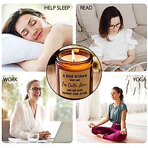 Lavender Scented Candles - Retirement Gifts for Women 2023, Retired Coworker Leaving Gifts for Women