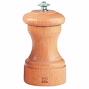 Peugeot 800-1 Bistro 4-Inch Pepper Mill, Natural, 3,94in, White