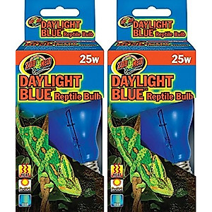 Zoo Med Daylight Blue Reptile Bulb (Set of 2) Watt: 25 Watts