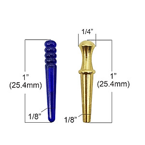 Haxtec Metal Cribbage Pegs in Four Fit 1/8 Holes with Drawstring Storage Pouch
