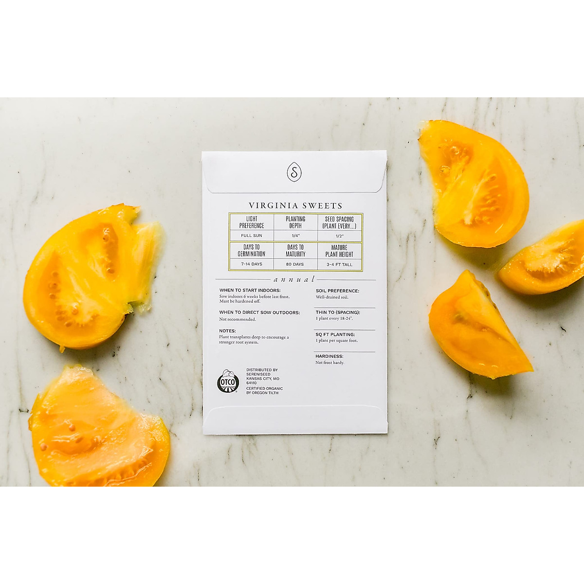 Sereniseed Certified Organic Tomato Seeds (10-Pack) – Non GMO, Open Pollinated – Cherokee Purple, Chocolate Cherry, Green Zebra, Brandywine Pink, Black Krim and More - Tomato Seeds for Planting