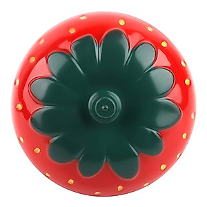 Maxmartt Kitchen Timer Strawberry Shaped Wind Up 60 Minutes Manual Countdown Mechanical Time Reminder No Batteries Loud Ring Cute Strawberry Timer for Kitchen Classroom Home Cooking and Study
