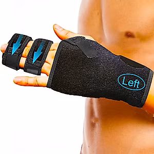 Trigger Finger Splint Finger Brace – Help Mallet Fingers or Hand Splint for Metacarpal Fractures Broken Fingers, Injuries, Arthritis, Trigger Finger, Tendonitis and Pain Relief