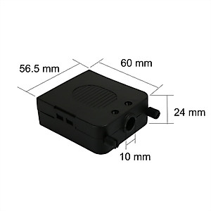 TwinkleBay DB25 Connector to Wiring Terminal Db25 Breakout Board Solder-Free (Female Adapter with Case)