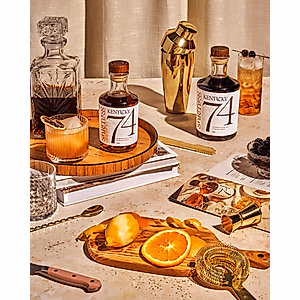 SPIRITLESS Kentucky 74 | Non-Alcoholic Bourbon Whiskey Spirit | Fully Distilled & Award-Winning Mocktail & Cocktail Ingredient | For Halfsies or Fully Spiritless | Non-GMO & Vegan | 700 ml Bottle