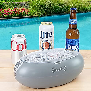 CHILLPILL Instant Beverage Chiller - Universal Can and Bottle Mini Cooler For Drinks - Rapid Chiller for Beer and Soda Lovers - Portable Can Chiller - Personal Small Cooler Accessories