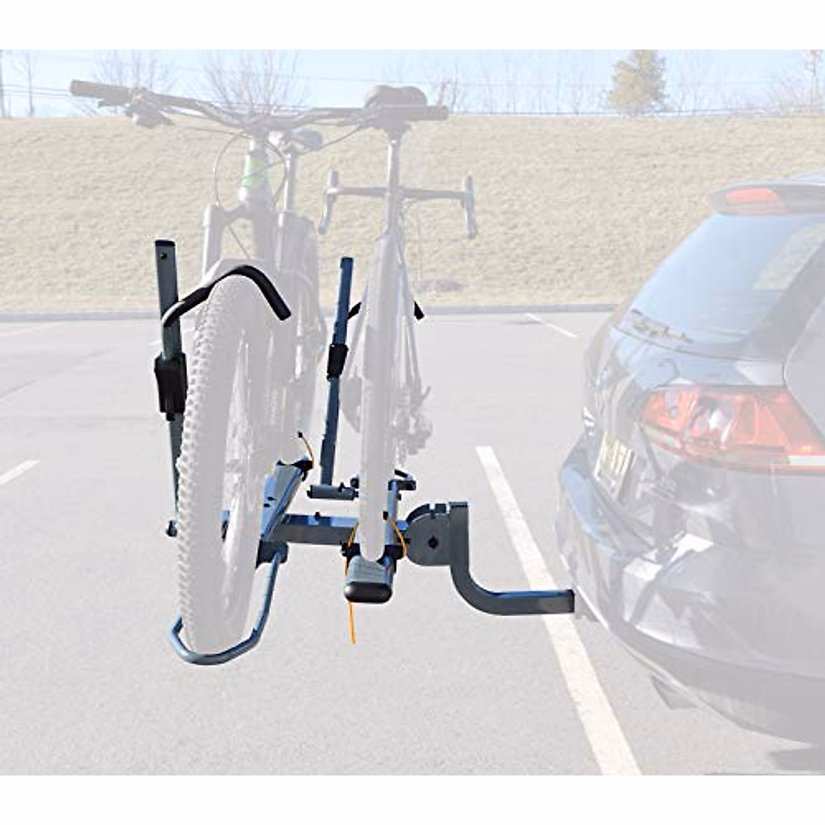 Capstone Car Racks and Bicycle Accessories Elite 2.0 Hitch Rack for 2 Bikes, Gray