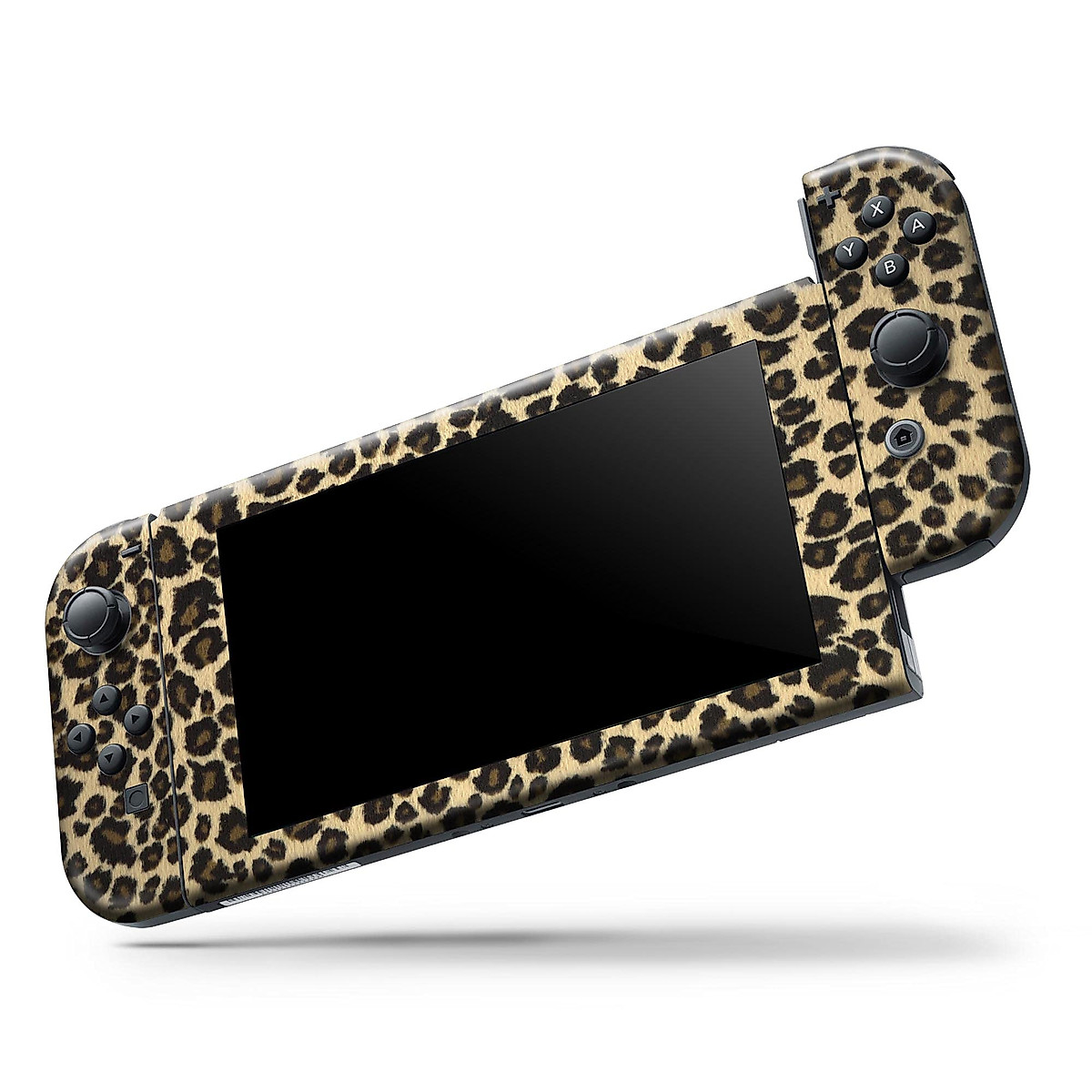 Design Skinz - Compatible with Nintendo Switch OLED Console + Joy-Con - Skin Decal Protective Scratch-Resistant Removable Vinyl Wrap Cover - Small Vector Cheetah Animal Print