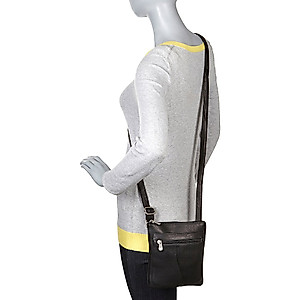 David King & Co. Slender Shoulder Bag 598, Black, One Size