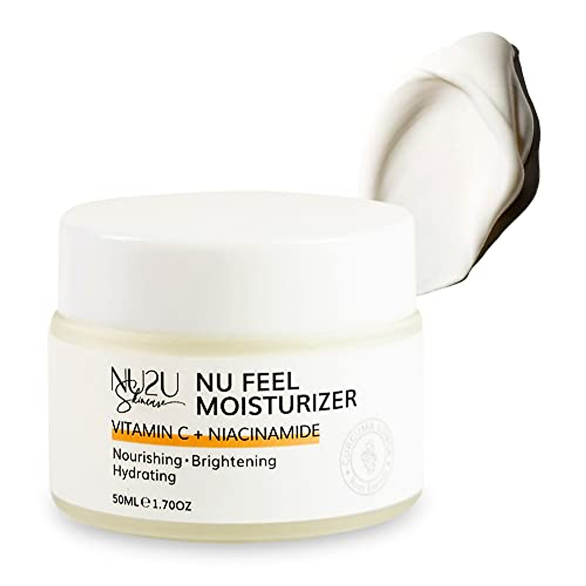 NU2U Skincare NU Feel Moisturizer | Daily Face Moisturizer For Hydrated, Toned, Smooth Skin | Skincare Cream For Facial Skincare | 1.70 fl. Oz