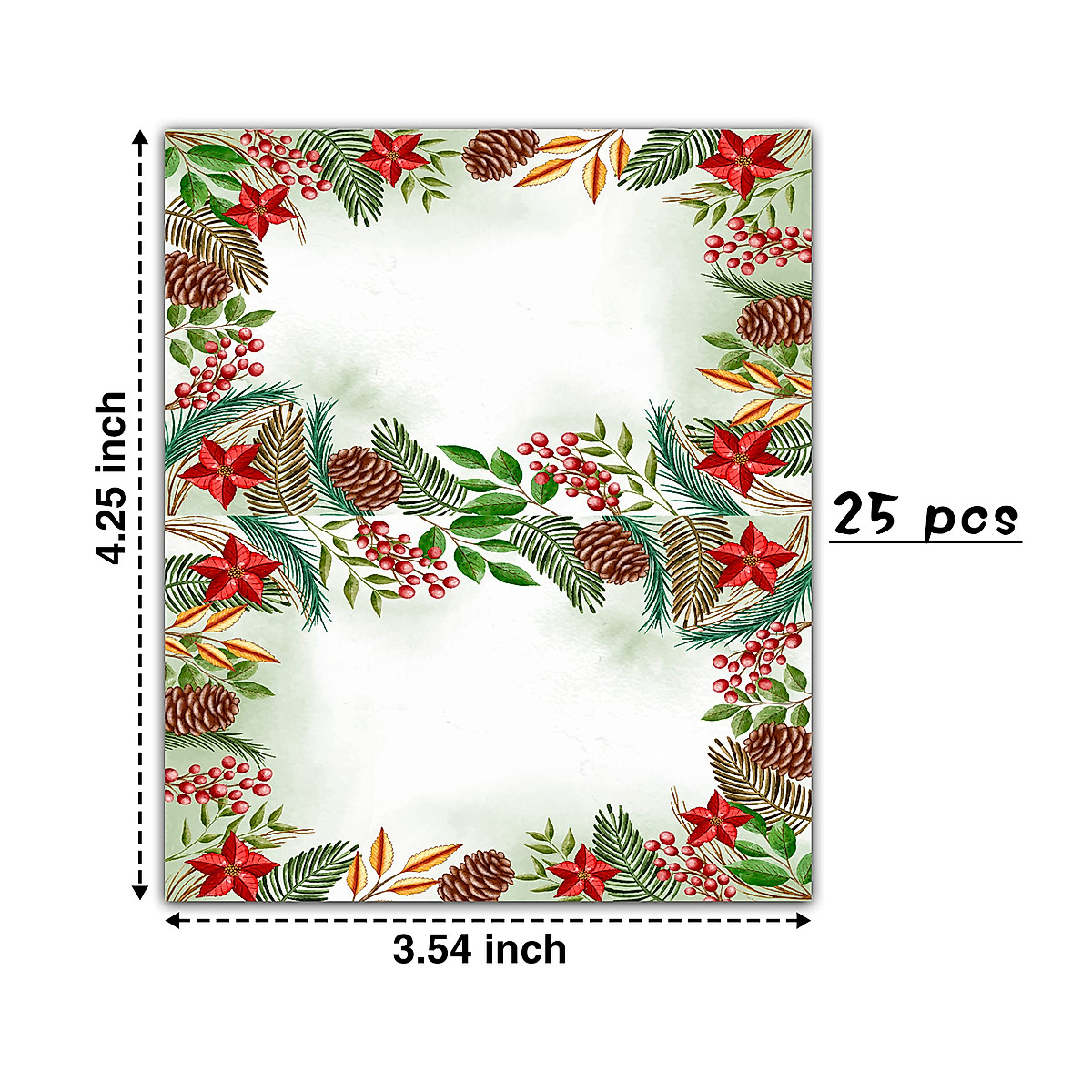 Christmas Table Place Cards - Holiday Party Food Tent Cards - Editable Table Name Card for All Occasions - Christmas/New Year Themed Baby Shower, Bridal Shower Decorations(04)