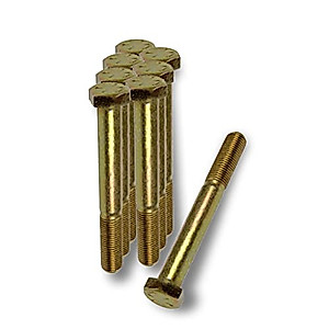 Cap Screw | Hex Head | 7 Pieces | Grade 8 | 3/8-24 x 3 In. | Gold | Steel