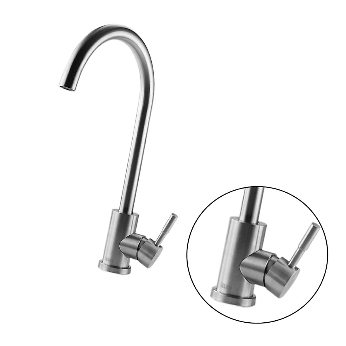 Faucets for Bath Sinks Vessel Faucet Vessel Sink Faucet Waterfall Spigot Bath Tub Faucet Stainless Steel Water Tap Kitchen Water Faucet Home Water Faucet Silver Container Tub