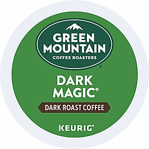 Green Mountain Coffee Roasters Dark Magic, Single-Serve Keurig K-Cup Pods, Dark Roast Coffee Pods, 12 Count (Pack of 6)