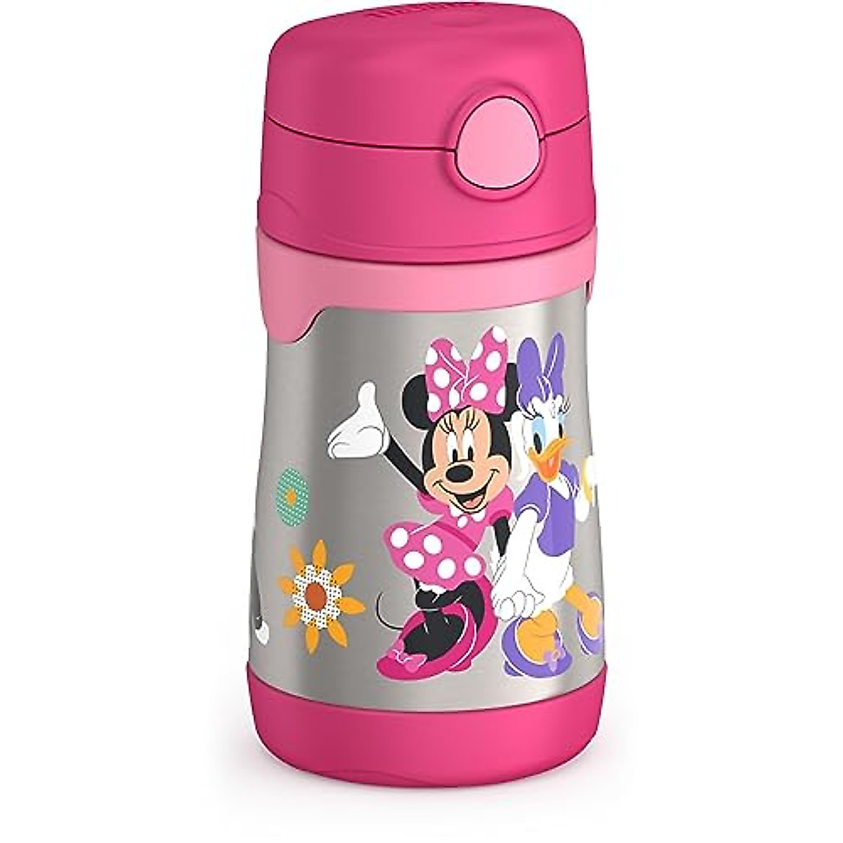 THERMOS Vacuum Insulated Stainless Steel 10oz Straw Bottle, MINNIE MOUSE