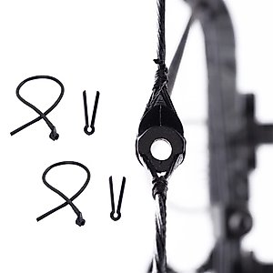 SOPOGER Archery Peep Sight Compound Bow 3/16 Tube Peep Sight Bow String Tubing with Buckle for Hunting Shooting Target Accessories… (2 Pcs Peep Sight)