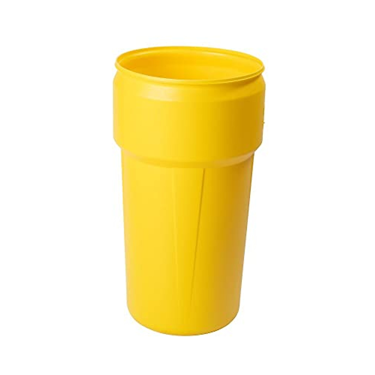 Eagle 20 Gallon Lab Pack Barrel Drum, Plastic Lever-Lock, Yellow, 1623