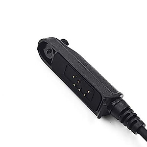 Fumei Z Tactical U94 PTT Adapter Cable for Civilian Standard Version Plug Headset Compatible with Baofeng UV-9R BF-9700 Walkie Talkie