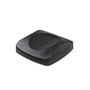 Rubbermaid Commercial Products Untouchable Trash/Recycling Swing Lid, Black, Compatible with 23-Gallon Untouchable Containers