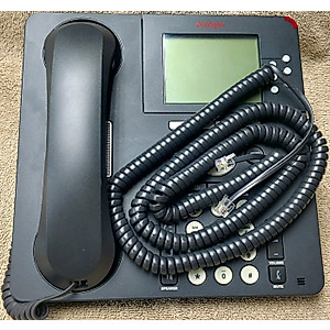 DIY-BizPhones 5-Pack Charcoal (aka Black) 25' Ft Long Handset Cords Compatible with Avaya IP Phone 9400 9500 9600 J100 Series Digital 9608G 9610 9610G 9611G 9620 9620L 9630 Receiver Curly Coil Lot