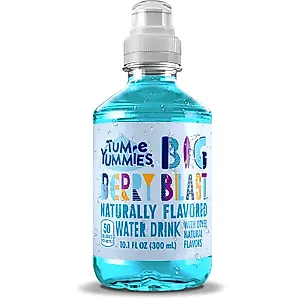 Tum-e Yummies Naturally Flavored Water Drink for Kids Bundled by Louisiana Pantry (Big Berry Blast, 12 Pack)