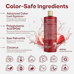 Colorproof Volume Conditioner for Women 32 Fl. Oz. Volume Conditioner, White Nectarine Scent, Sulfate Free Conditioner