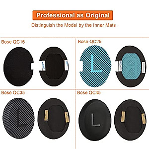 Earpads for Bose QuietComfort 45 QC45 QC35 ii QC35 Ear Pads Headphones Ear Cushions Replacement with Upgraded Memory Foam
