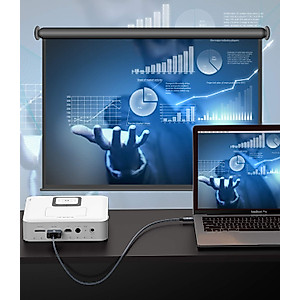 sweguard DisplayPort to DVI Cable 10ft, DVI to Displayport Adapter Male to Male, High Speed Gold Plated Nylon Braided DP to DVI-D Cable Compatible with Lenovo, Dell, HP, Monitor, and Other Brand-Grey