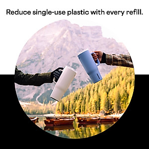 Corkcicle Cruiser Insulated Tumbler with Handle and Straw, Black, 40 oz – Reusable Water Bottle Keeps Beverages Cold for 20 Hours, Hot for 9 Hours – Cupholder Friendly, Spill Proof Tumbler