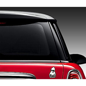 2 x Vinyl Self-Adhesive Funny Stickers Hangover Baby on Board Decal Car Window Auto B 167