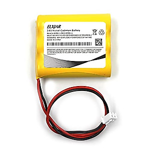 (2-Pack) 3.6V 700mAh Ni-CD Battery Pack Replacement for DISON KRH-15/51 JLEU9, OSA107, PowerSonic A5289-1 Exit Sign Emergency Light