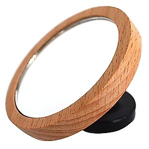 UPTTHOW Espresso Lens Reflective Mirror Flow Rate Observation Wooden Base Magnetic Cafe Machine Tool Coffee Maker Accessories for Home Barista Cafe Bar
