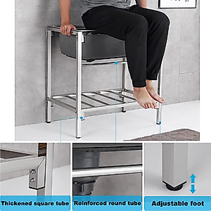 Utility Sink Stainless Steel Commercial Kitchen Sink 1 Compartment Free Standing Sink Unit with Cold and Hot Faucet for Outdoor Laundry Room Bar Restaurant Catering 27"